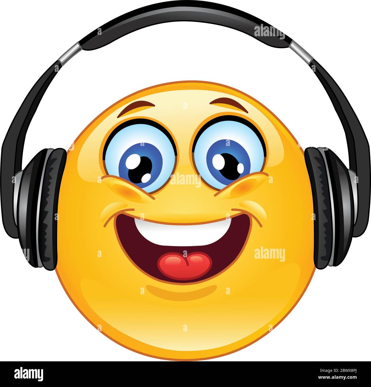 Listening human singing vector Cut Out Stock Images & Pictures - Alamy