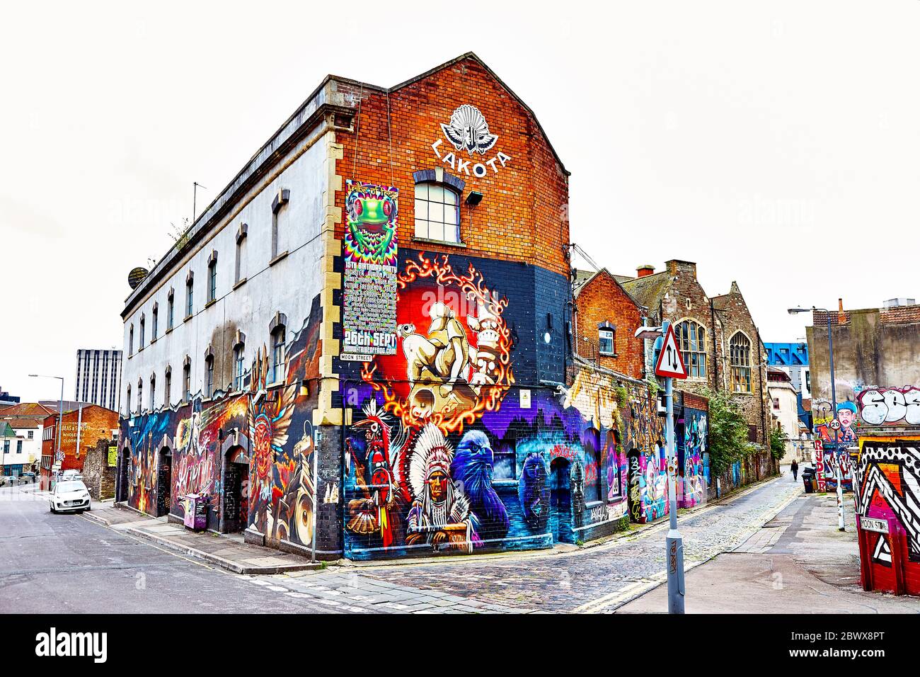 Stokes Croft Wall Murals in Bristol, UK, England Stock Photo - Alamy
