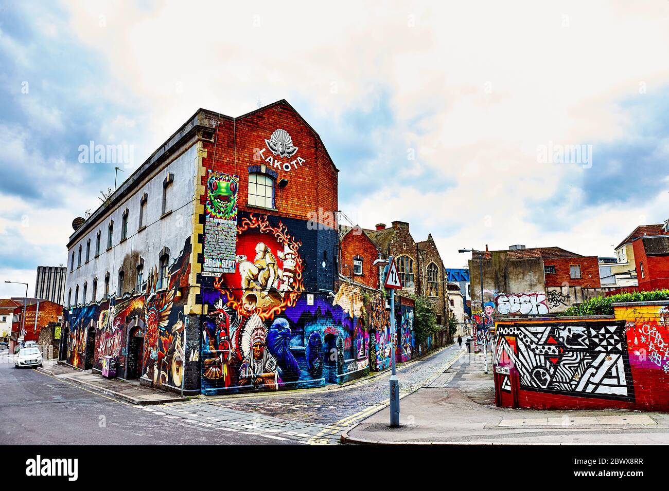 Stokes Croft Wall Murals in Bristol, UK, England Stock Photo - Alamy