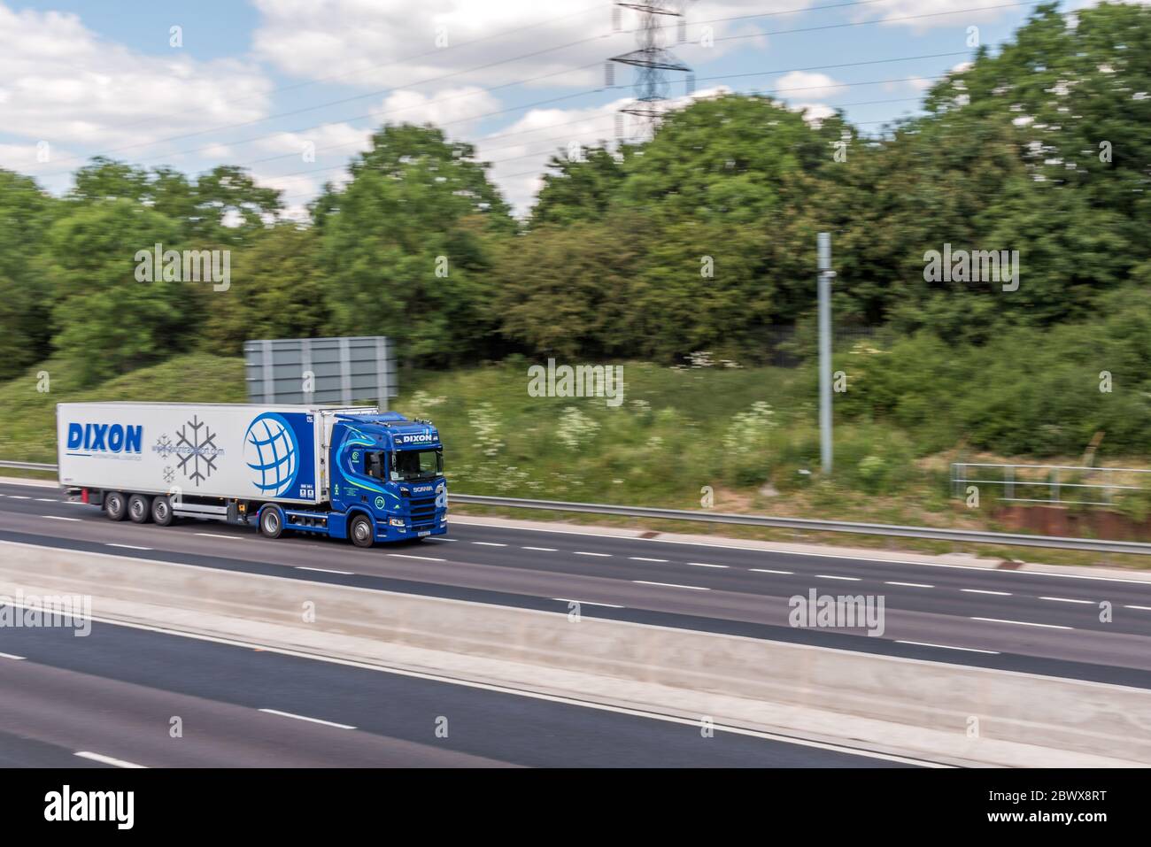 M6 motor way hi-res stock photography and images - Alamy