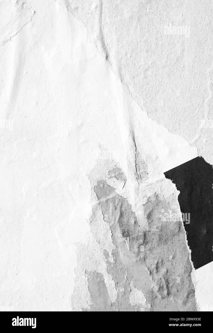 Old blank ripped torn posters textures backgrounds grunge creased ...