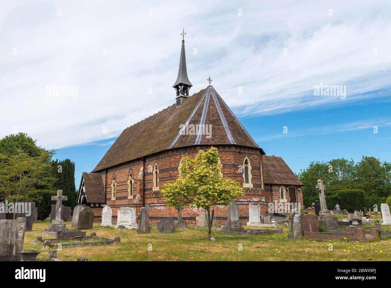 St Stephen's Church, Fradley,near Lichfield, Staffordshire Stock Photo ...