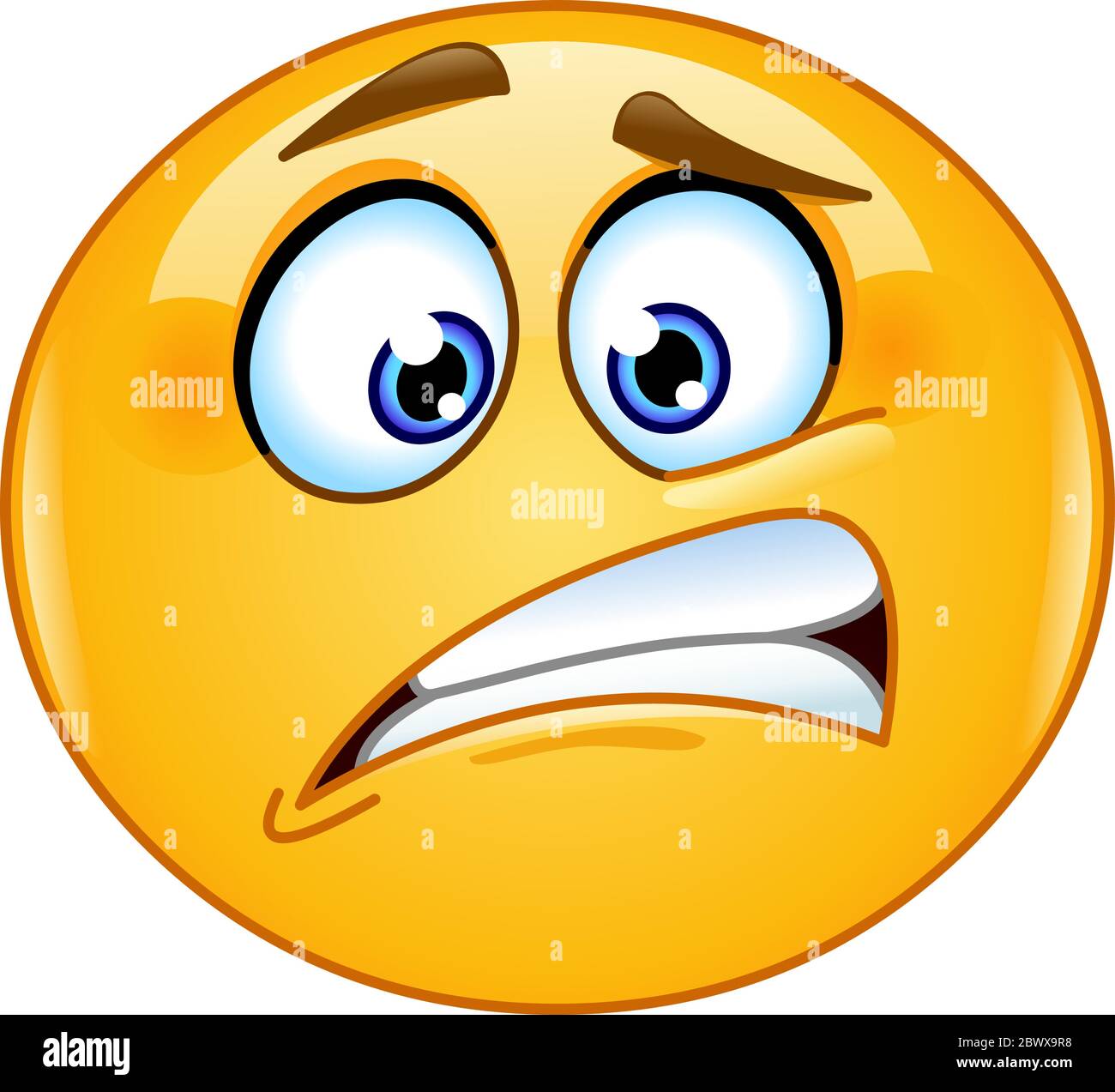 Emoticon embarrassed hi-res stock photography and images - Alamy