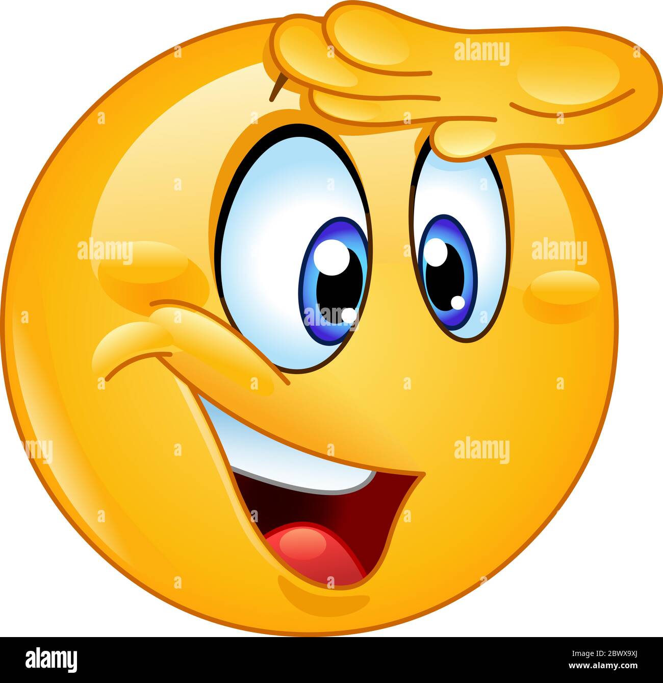 Hand on forehead cartoon Stock Vector Images - Alamy