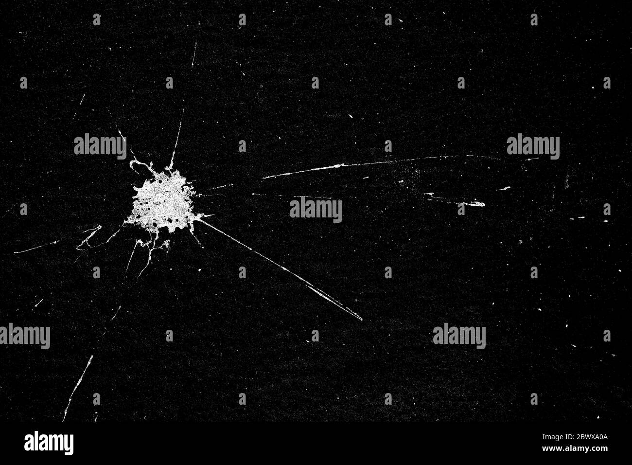 White Color Splash Dirt and Scratches on Black Background, Suitable for ...