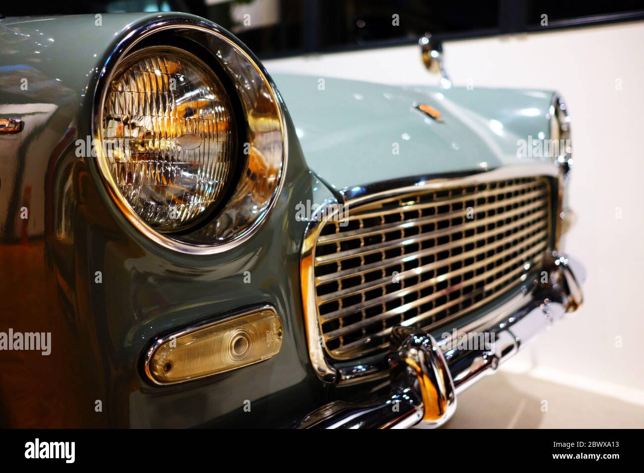 Close up Vintage Car Spotlight Stock Photo - Alamy