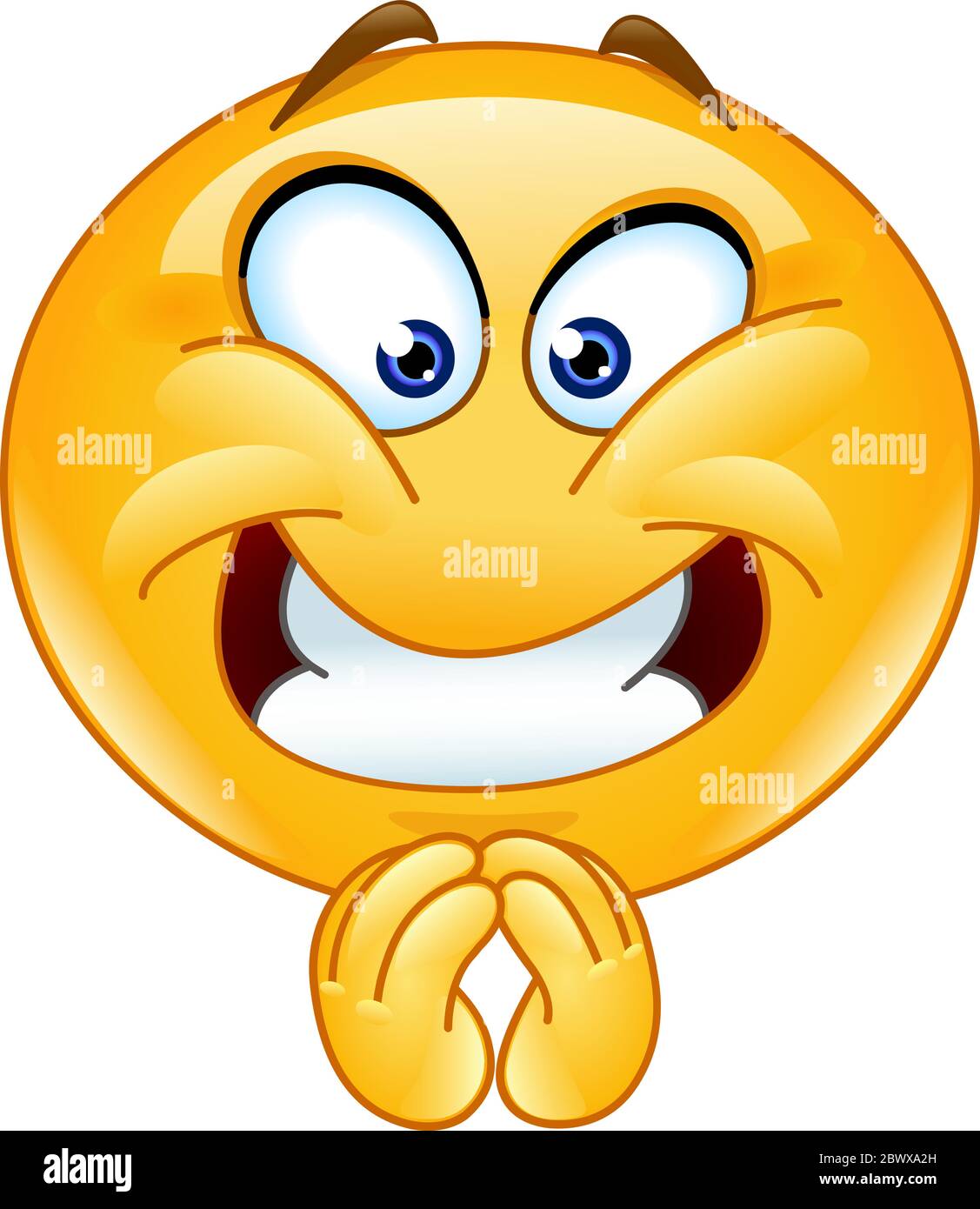 Emoticon embarrassed hi-res stock photography and images - Alamy
