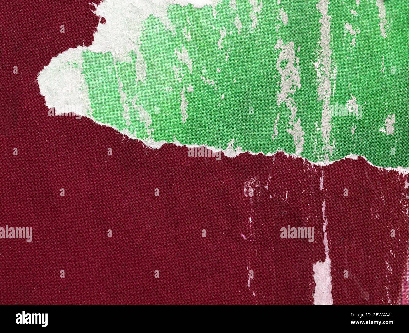 Old ripped torn posters grunge texture background creased crumpled ...