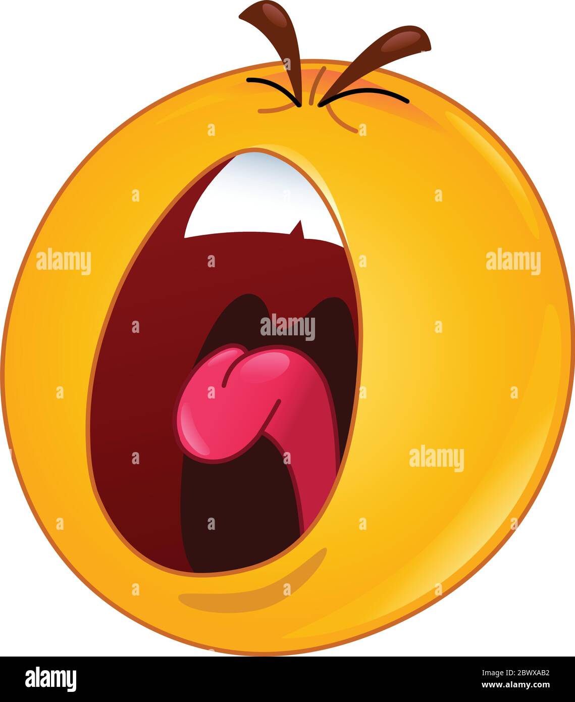 Emoji shouting hi-res stock photography and images - Alamy