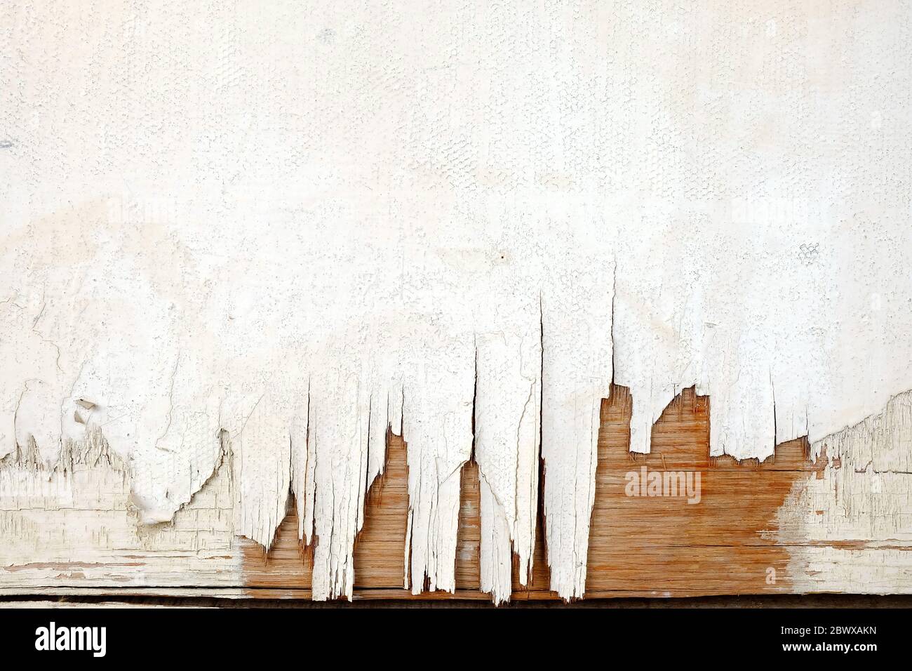 White Broken Wooden Wall Texture Background Stock Photo - Alamy