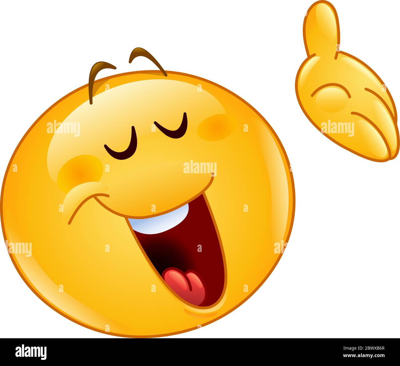Emoji eyes closed Stock Vector Images - Alamy
