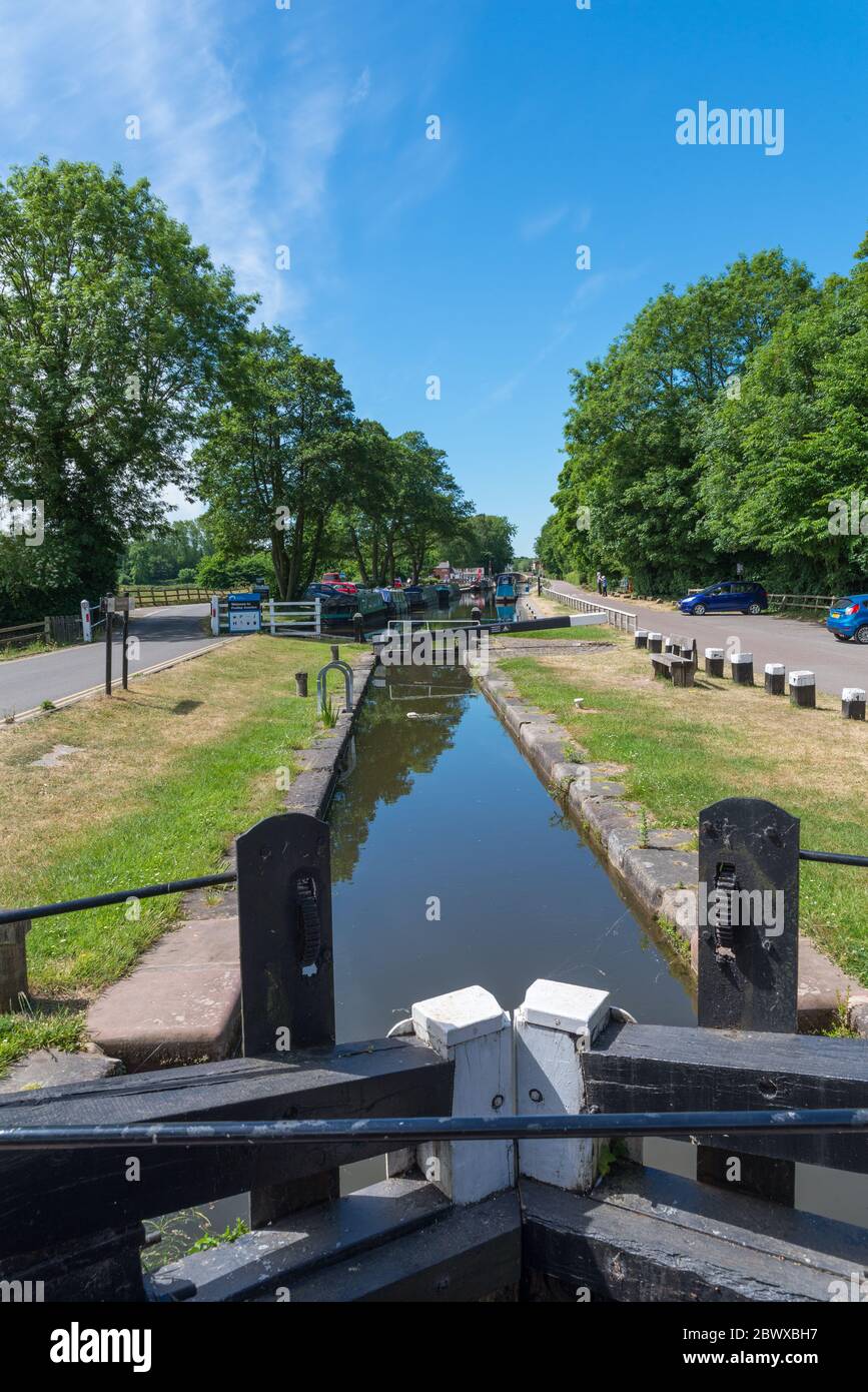 Fradley Junction in Staffordshire is at the junction of the trent and ...