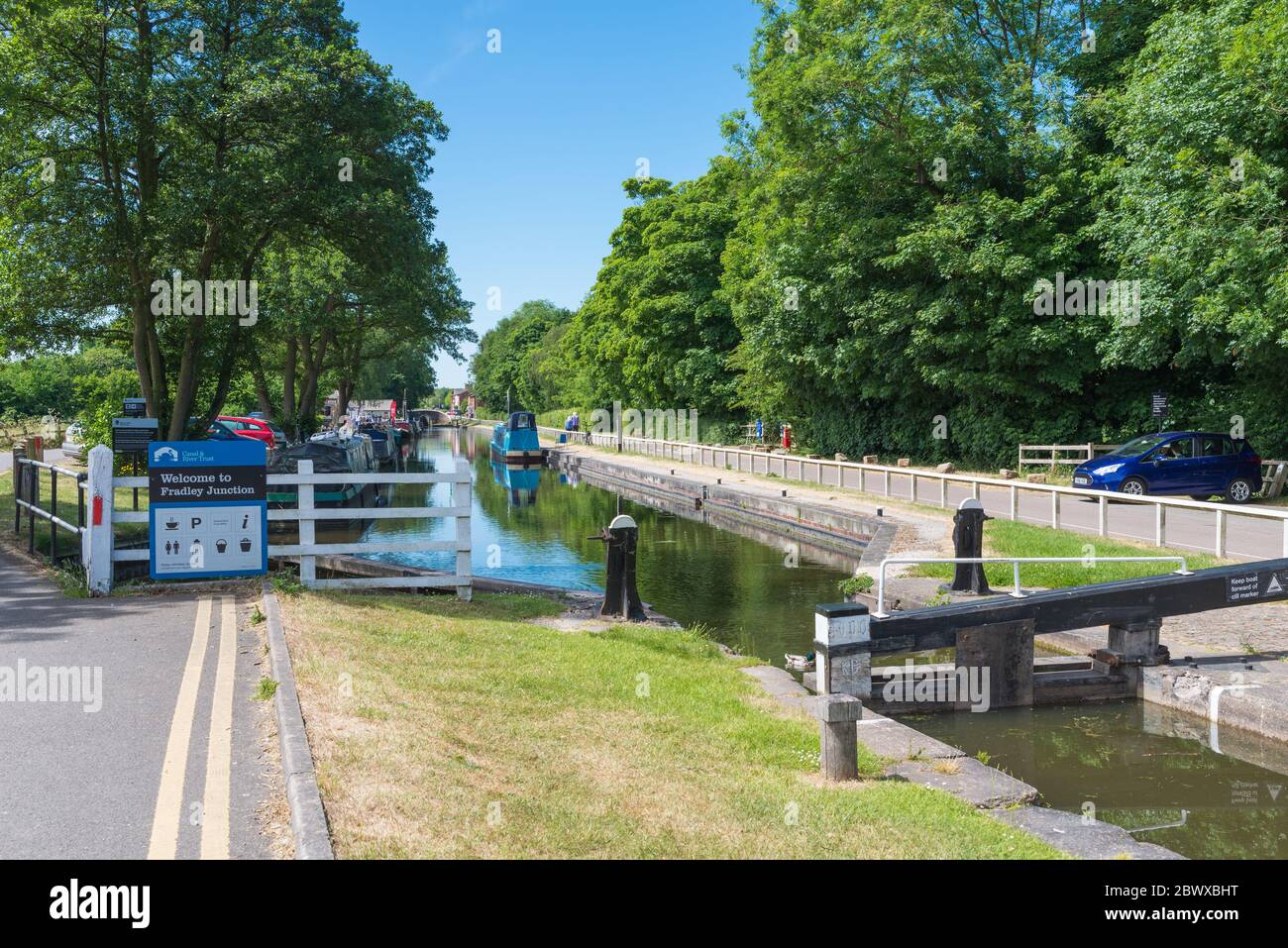 Fradley Junction in Staffordshire is at the junction of the trent and ...