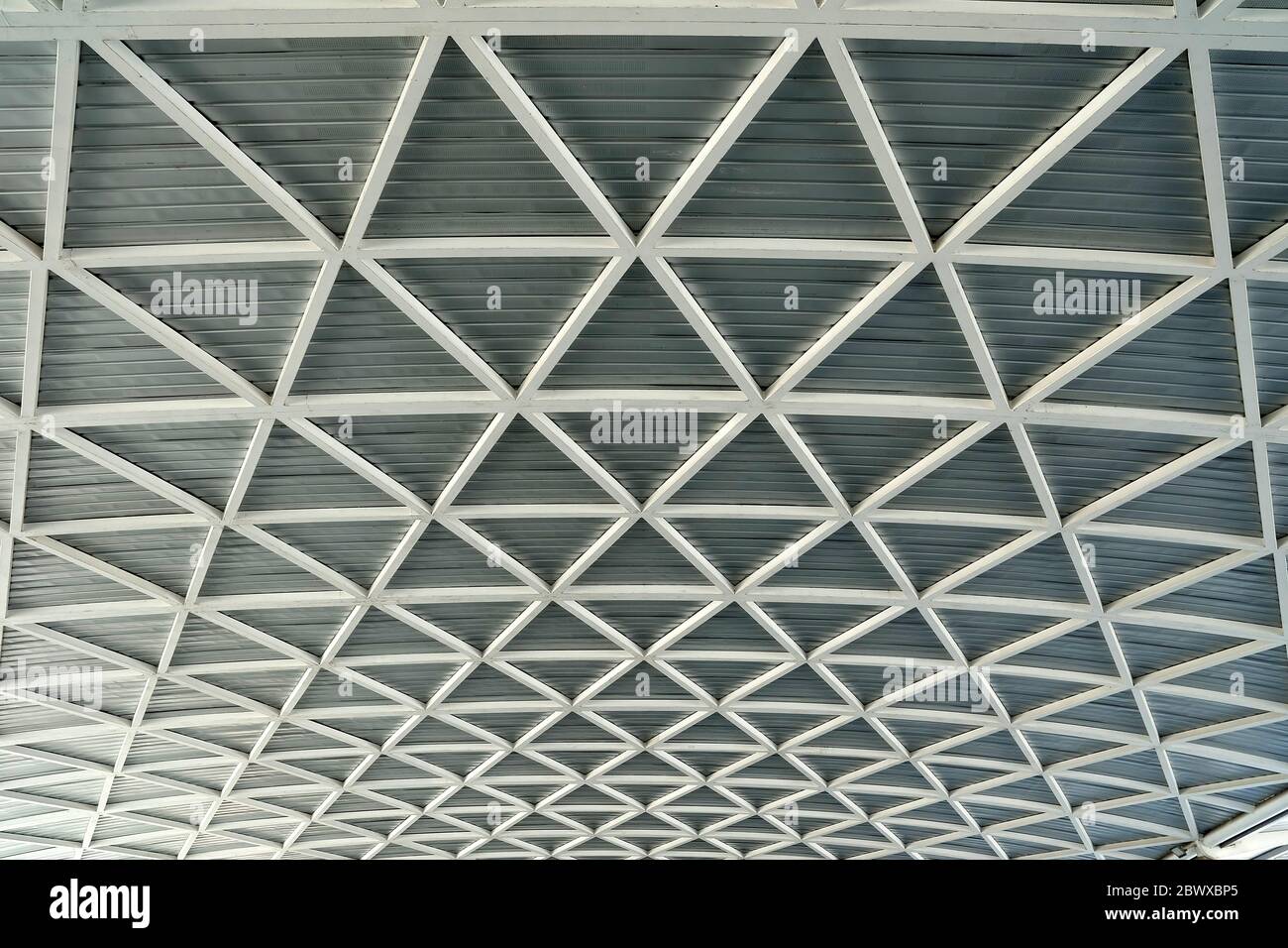 Aluminium Triangle Roof Texture Background Stock Photo - Alamy