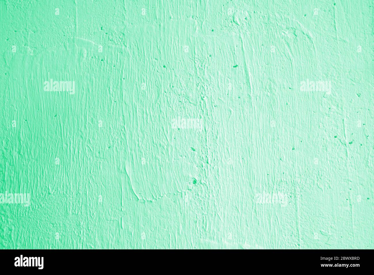 Abstract Neo Mint Color on Plaster Stucco Wall Texture Background that ...