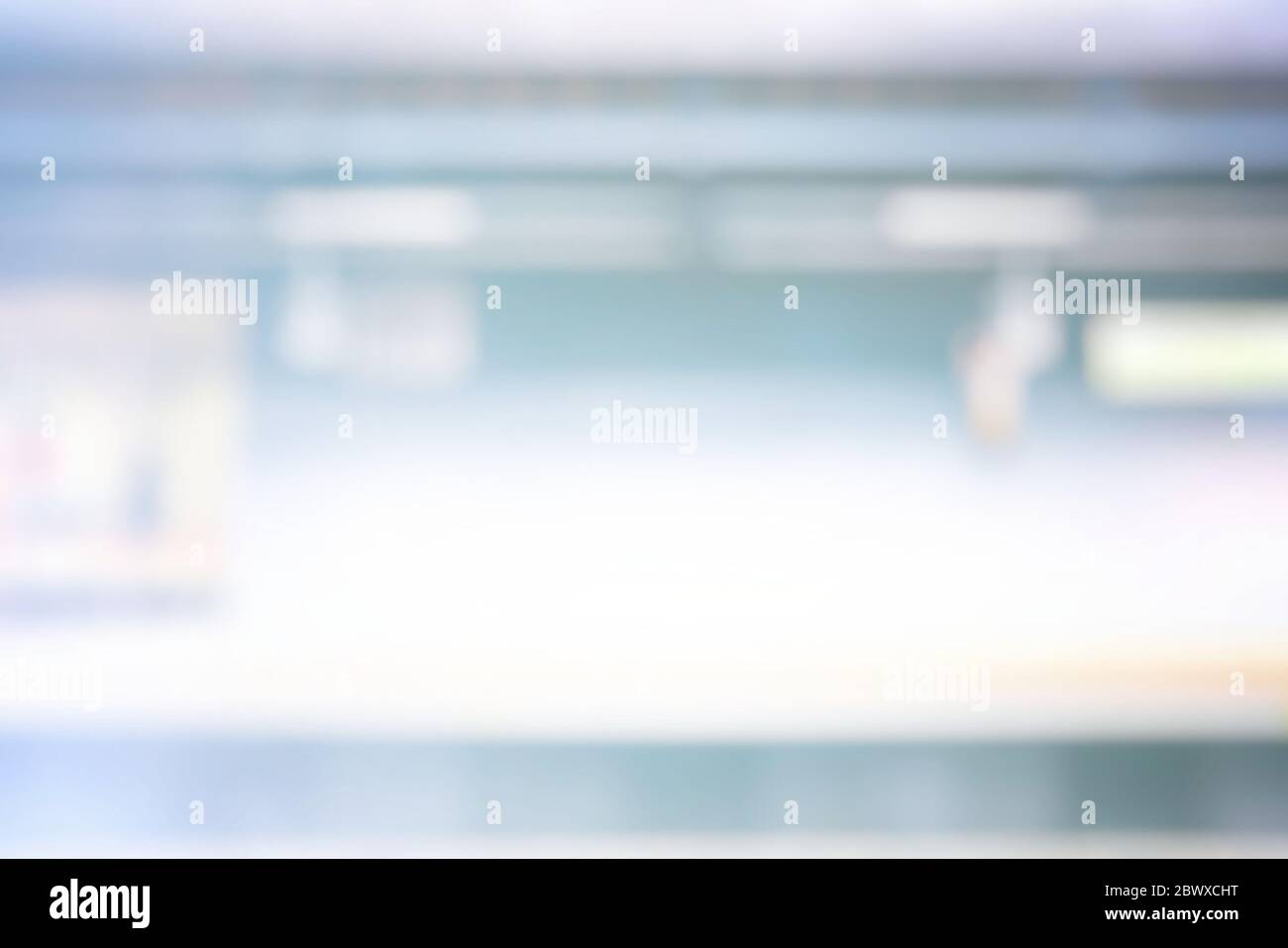 Abstract White Blurred Train Station and Platform Background Stock ...