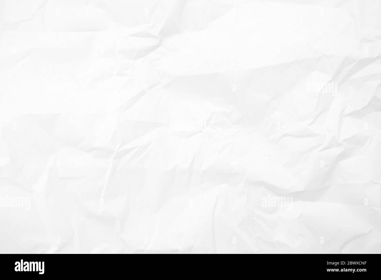 White Crumpled Paper Texture Background Stock Photo - Alamy