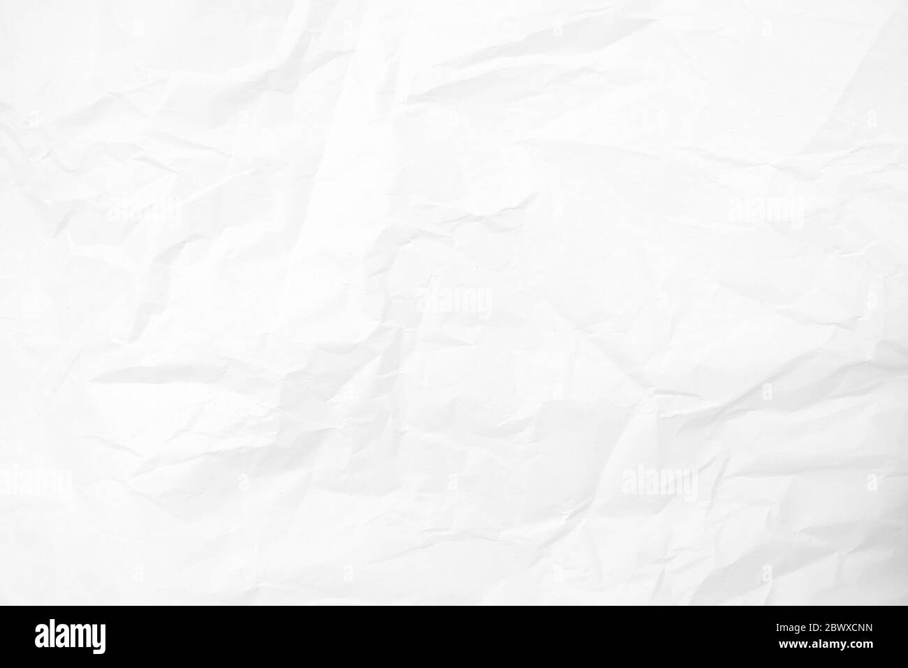 White Crumpled Paper Texture Background Stock Photo - Alamy
