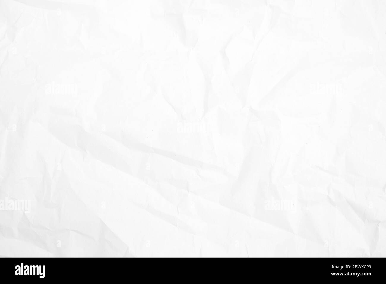 White Crumpled Paper Texture Background Stock Photo - Alamy
