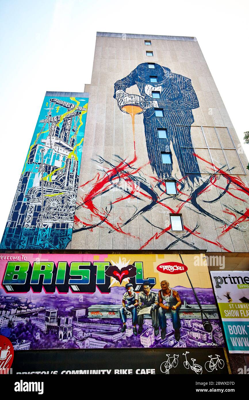 Nick Walker Street art, Bristol, UK, England Stock Photo - Alamy