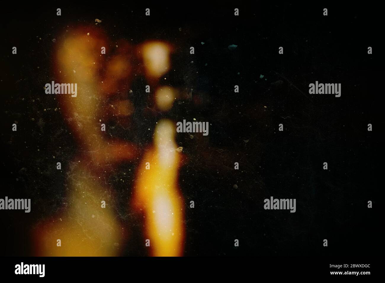 Film Strip Texture with Scratch and Grain Background with Light Leak ...