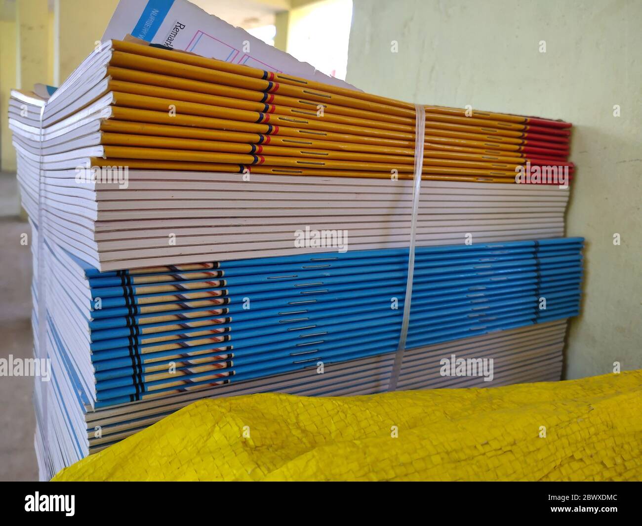 Pile Of Exercise Books High Resolution Stock Photography and Images - Alamy