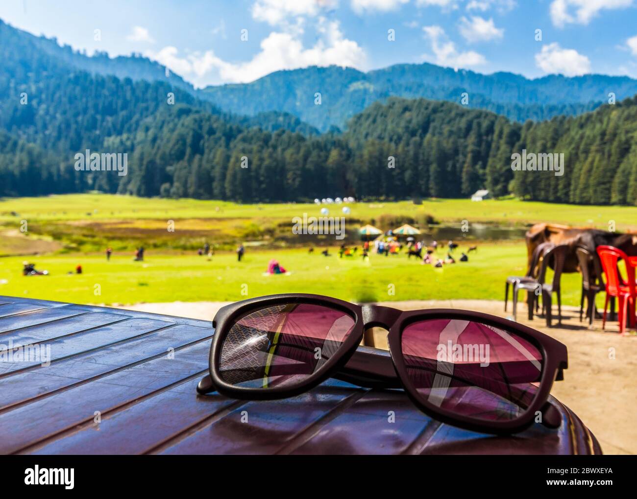 Khajjiar hill station in Chamba district, Himachal Pradesh, India ...