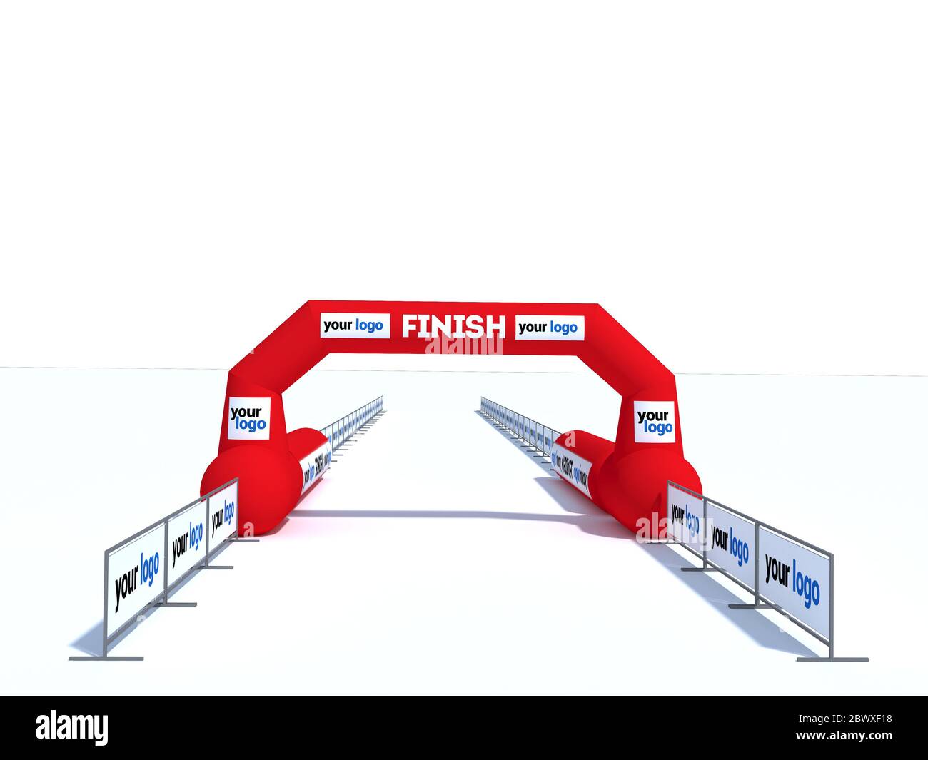 Inflatable start and finish line arch illustrations - Inflatable ...