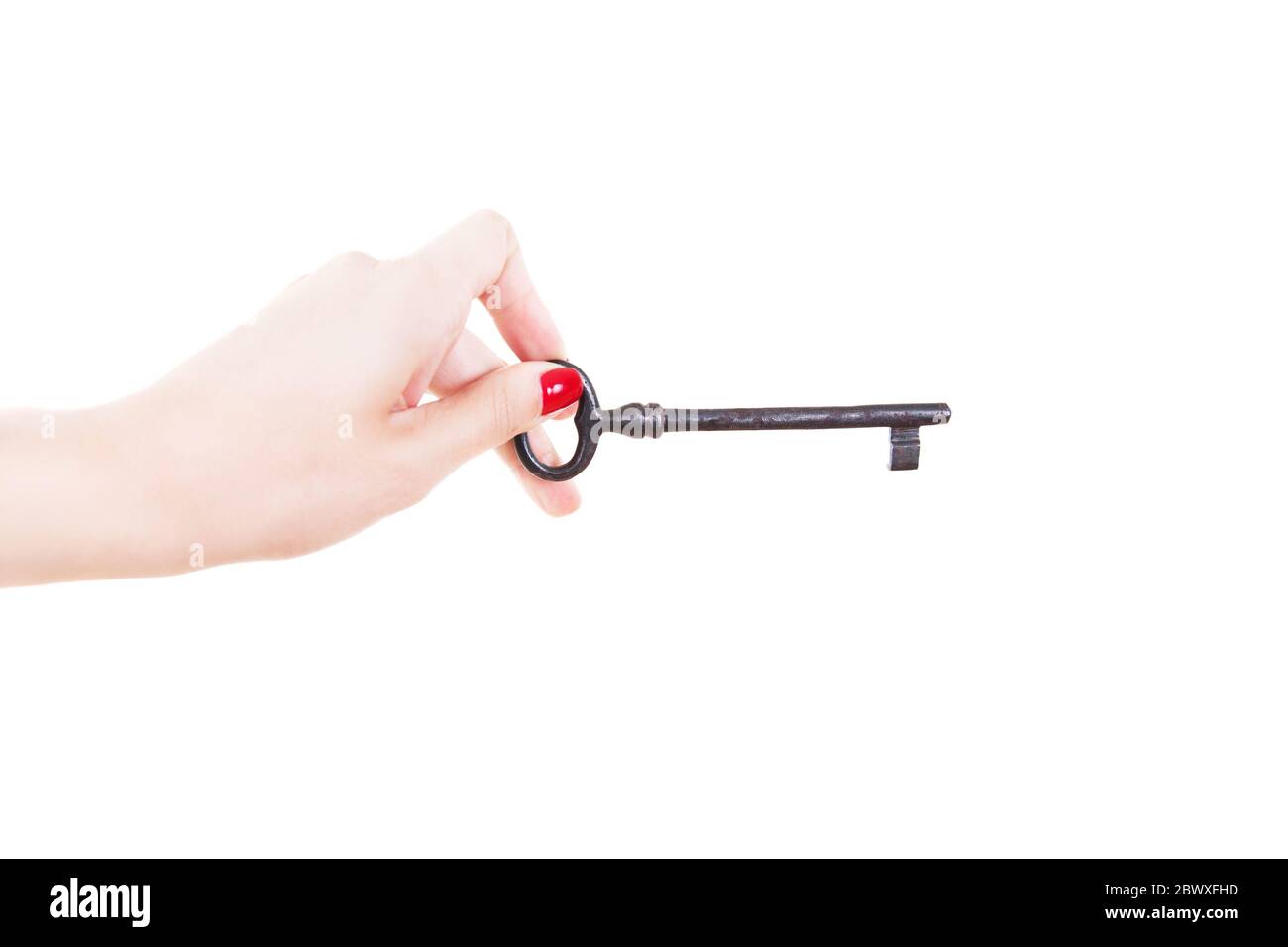 Person side view isolated woman hi-res stock photography and images - Alamy