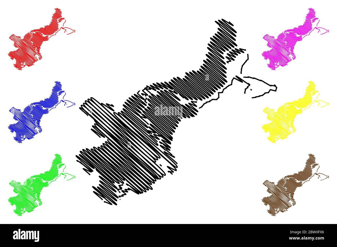 Lubeck City (Federal Republic of Germany, Schleswig-Holstein) map ...