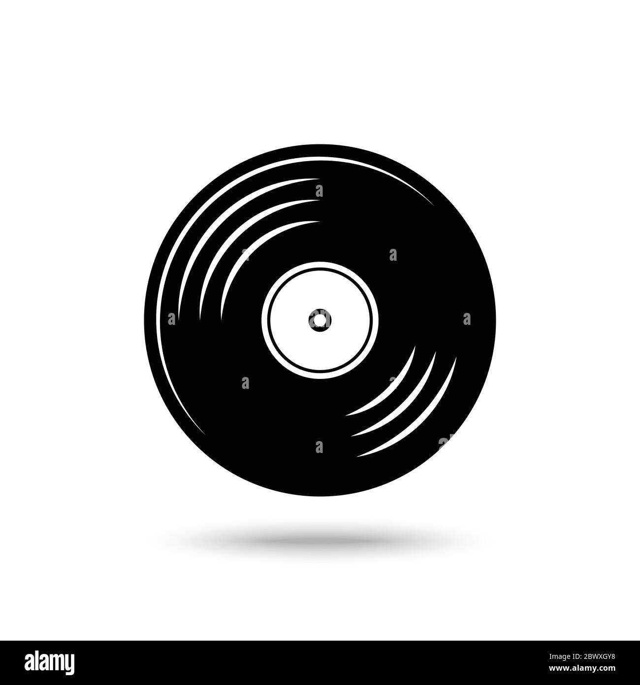 Play media phonograph illustration Cut Out Stock Images & Pictures - Alamy
