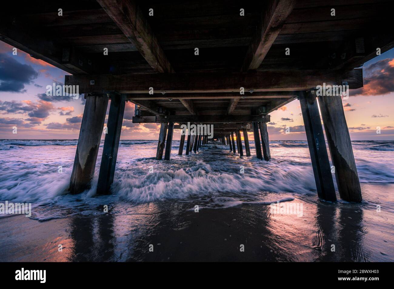 Henley beach jetty at sunset, Adelaide, South Australia Stock Photo - Alamy