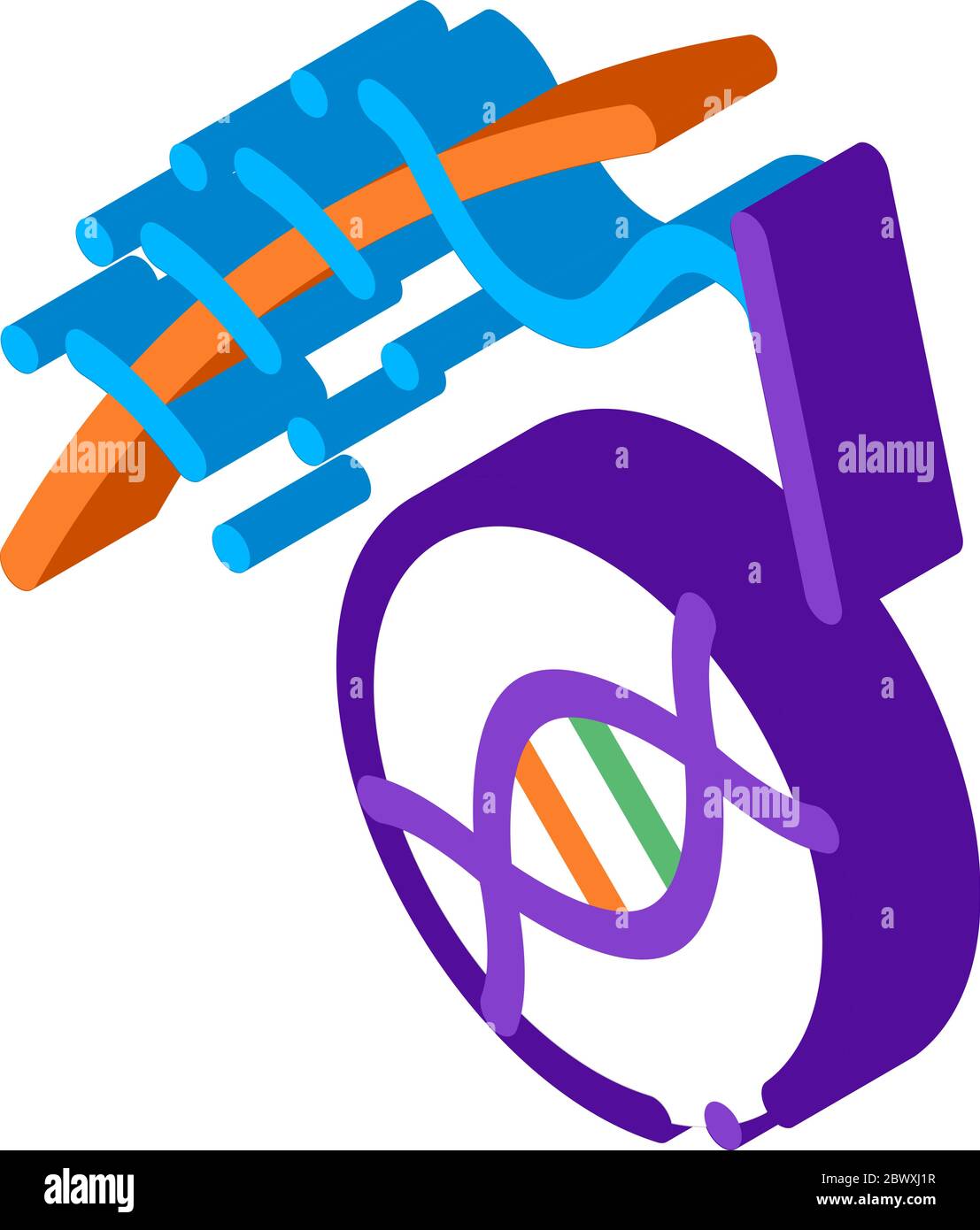 Surgery Medical Stitches Biomaterial isometric icon Stock Vector Image ...