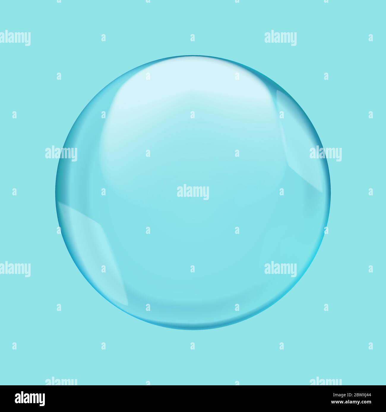 Poster with translucent light sphere with glares Stock Vector Image ...