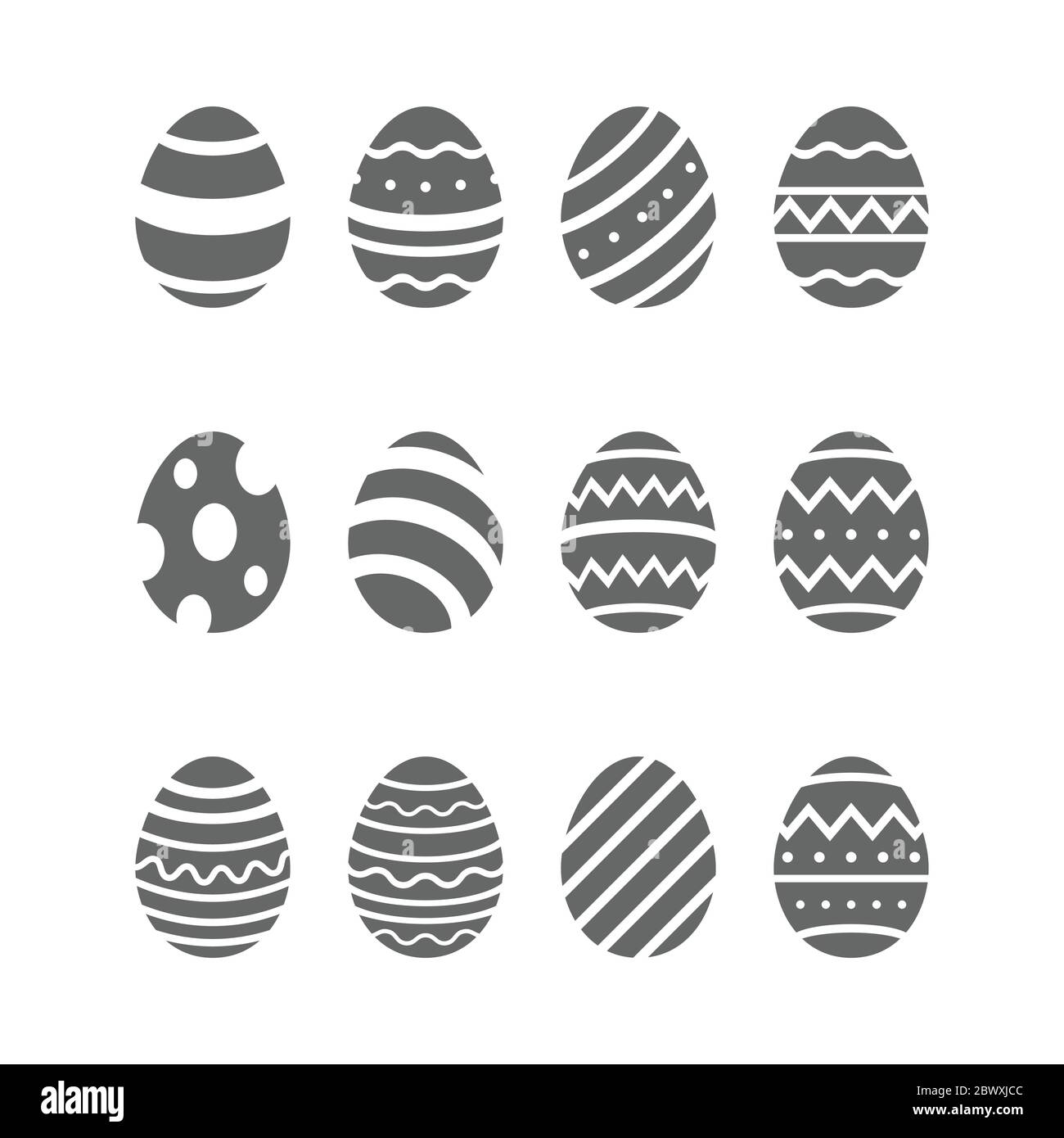 Easter symbol vector vectors Black and White Stock Photos & Images - Alamy