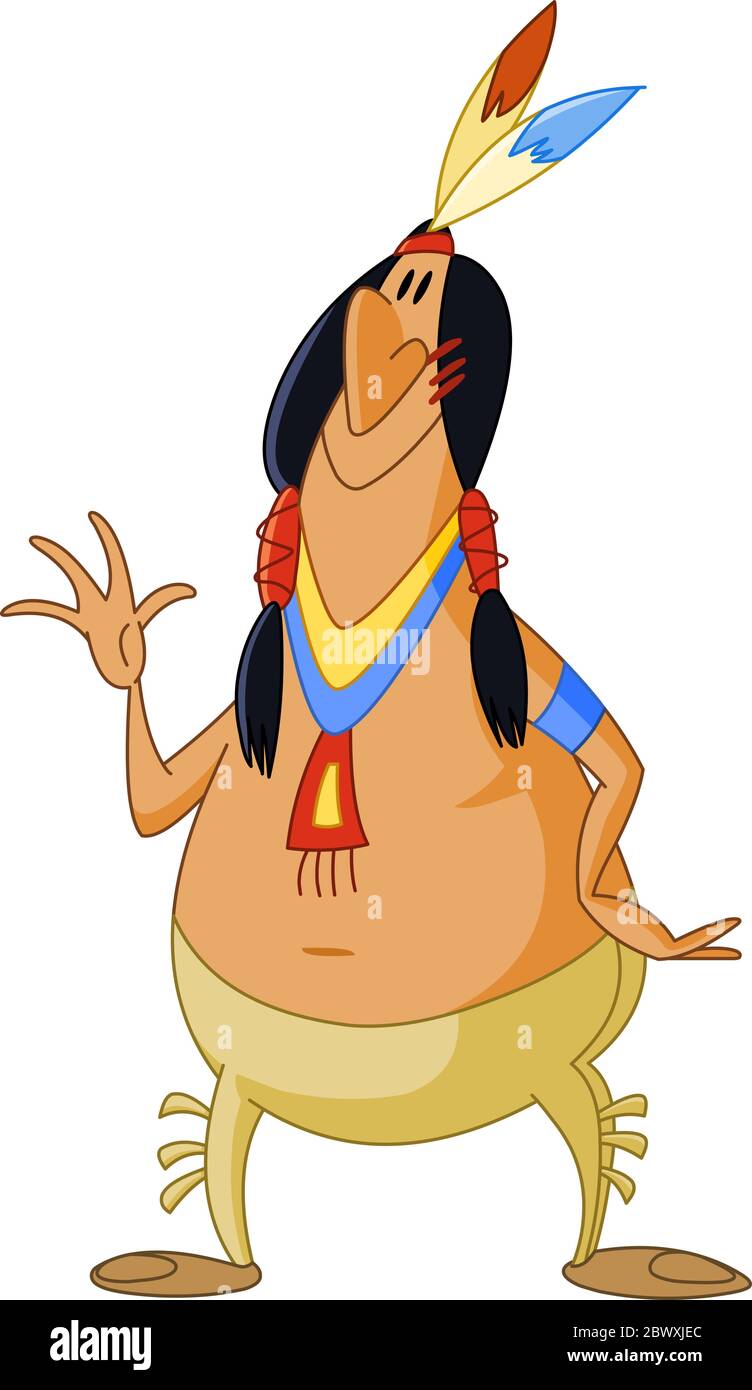 Cherokee indian illustration hi-res stock photography and images - Alamy