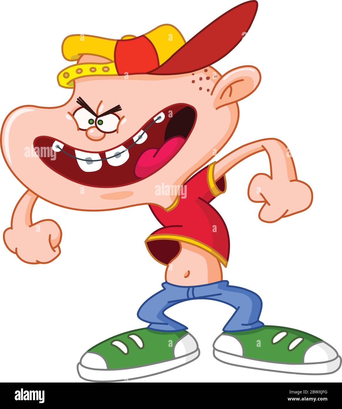 Strong teen Stock Vector Images - Alamy