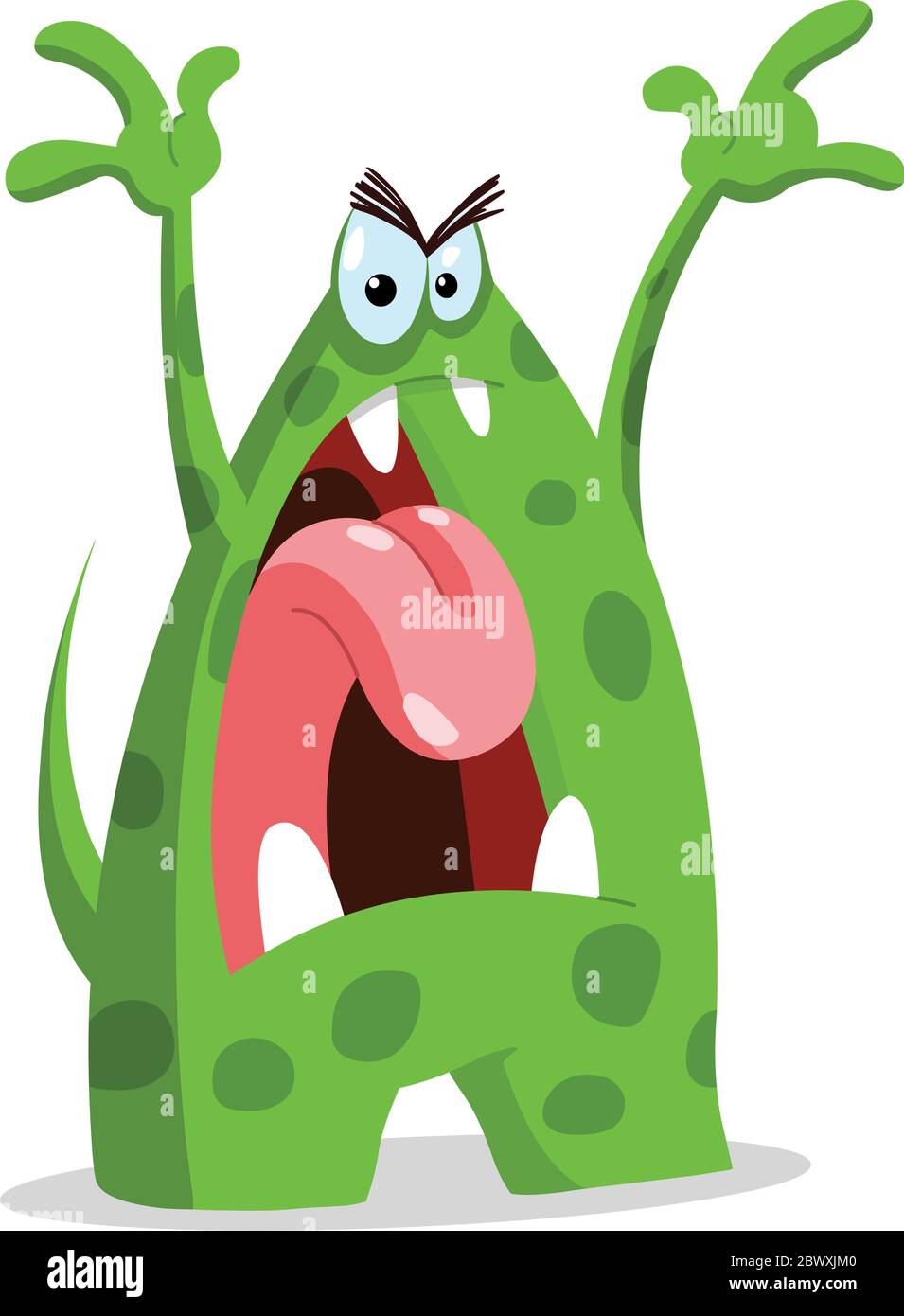 Funny angry kids face Stock Vector Images - Alamy