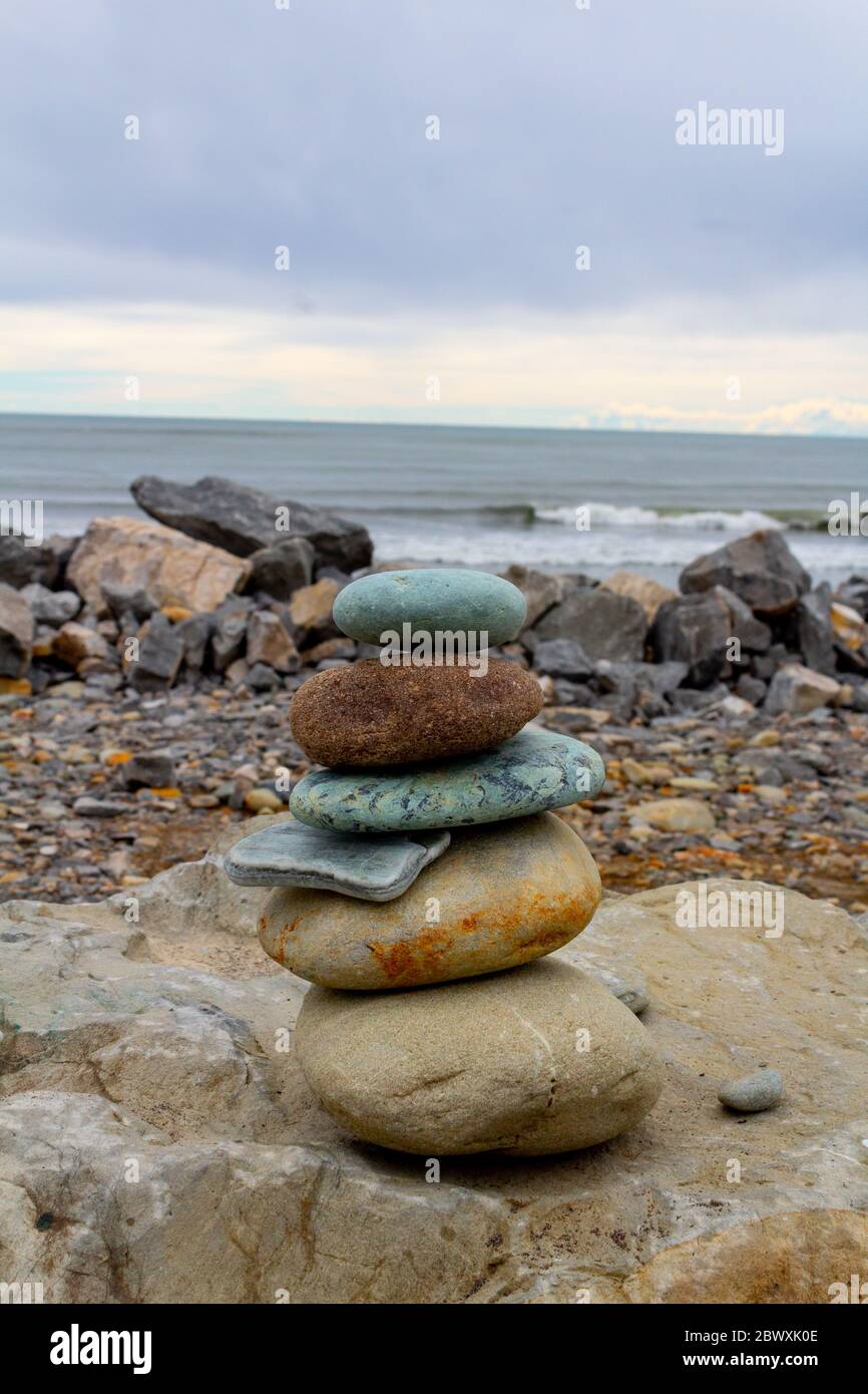 Stack stones new zealand hi-res stock photography and images - Alamy