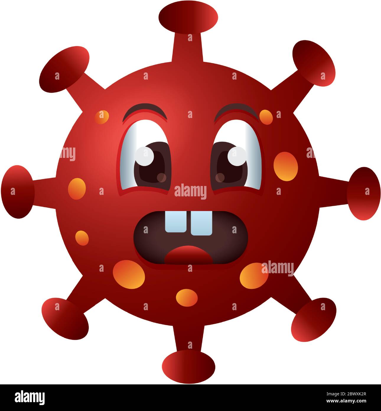 covid19 particle angry emoticon character Stock Vector Image & Art - Alamy