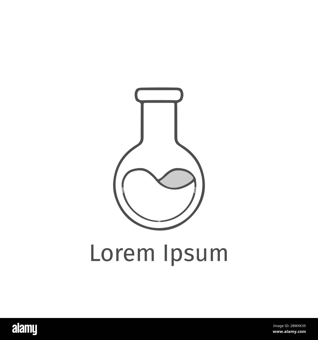 flask science icon. vector illustration Stock Vector Image & Art - Alamy