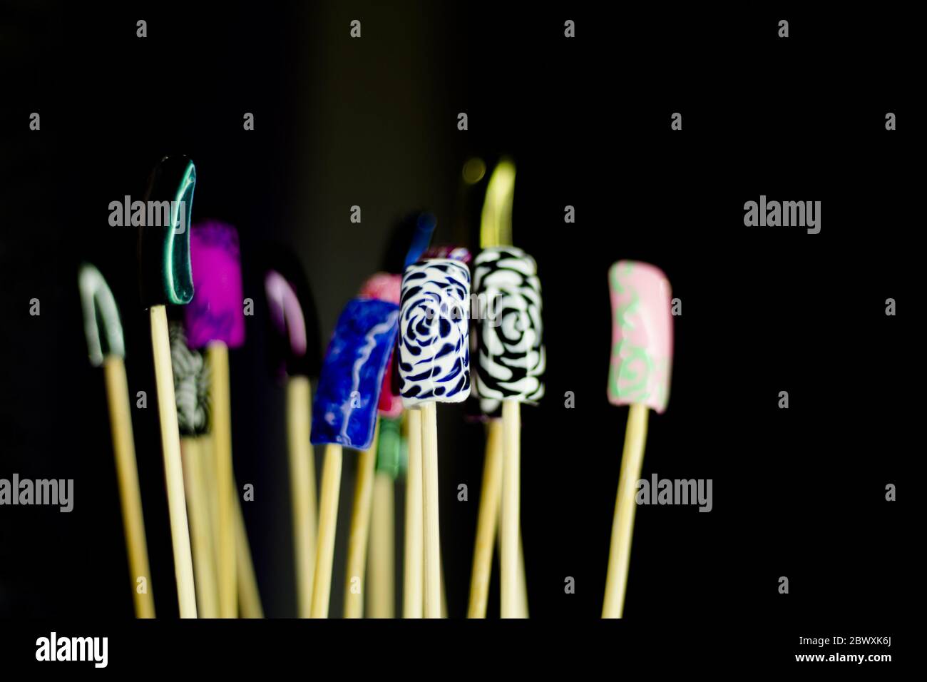 Acrylic nail designs hi-res stock photography and images - Alamy