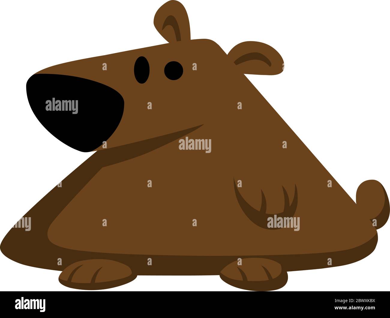 Baby bear graphic illustration Stock Vector Images - Alamy