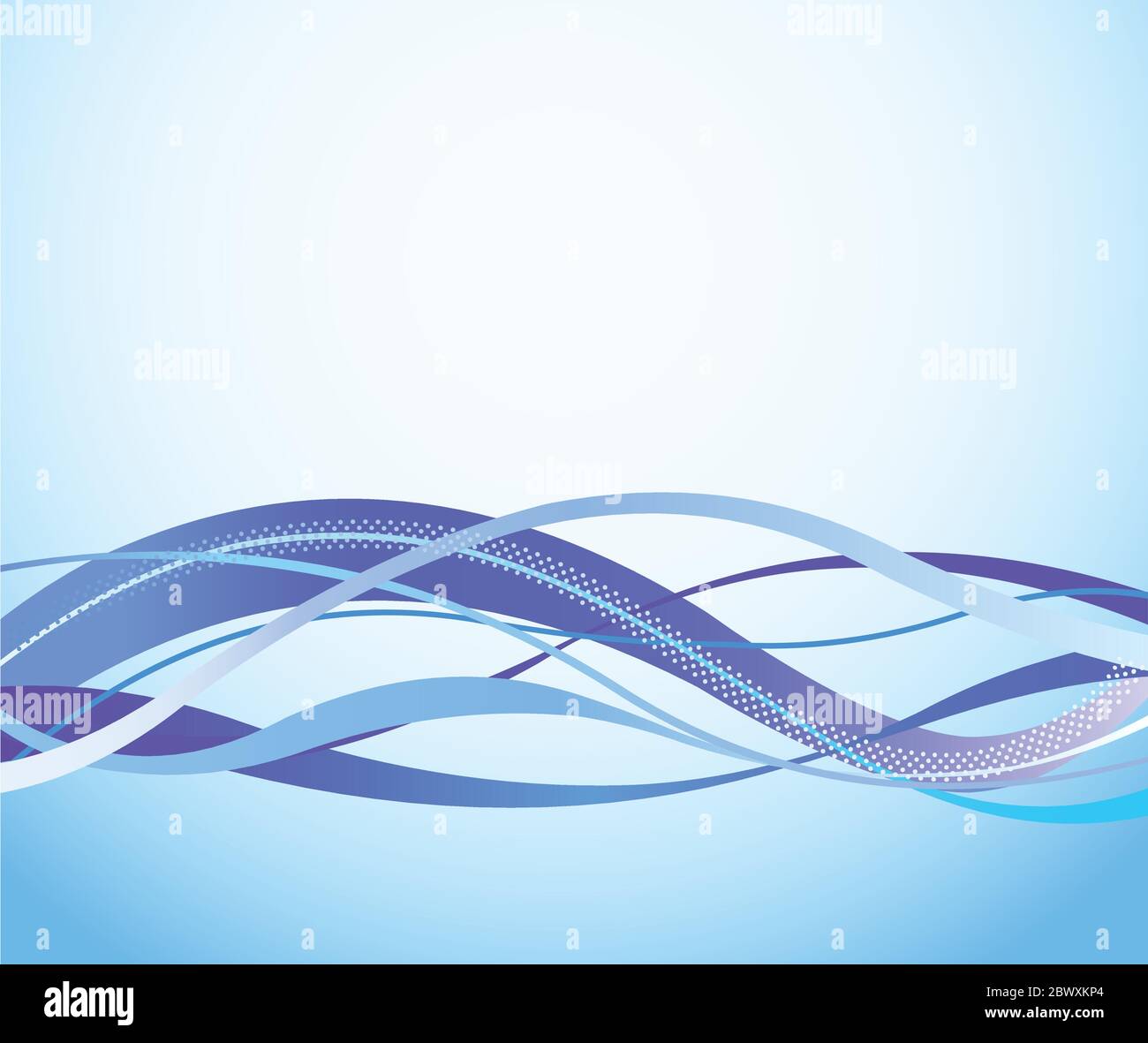 Blue abstract wave ocean Stock Vector Images - Alamy