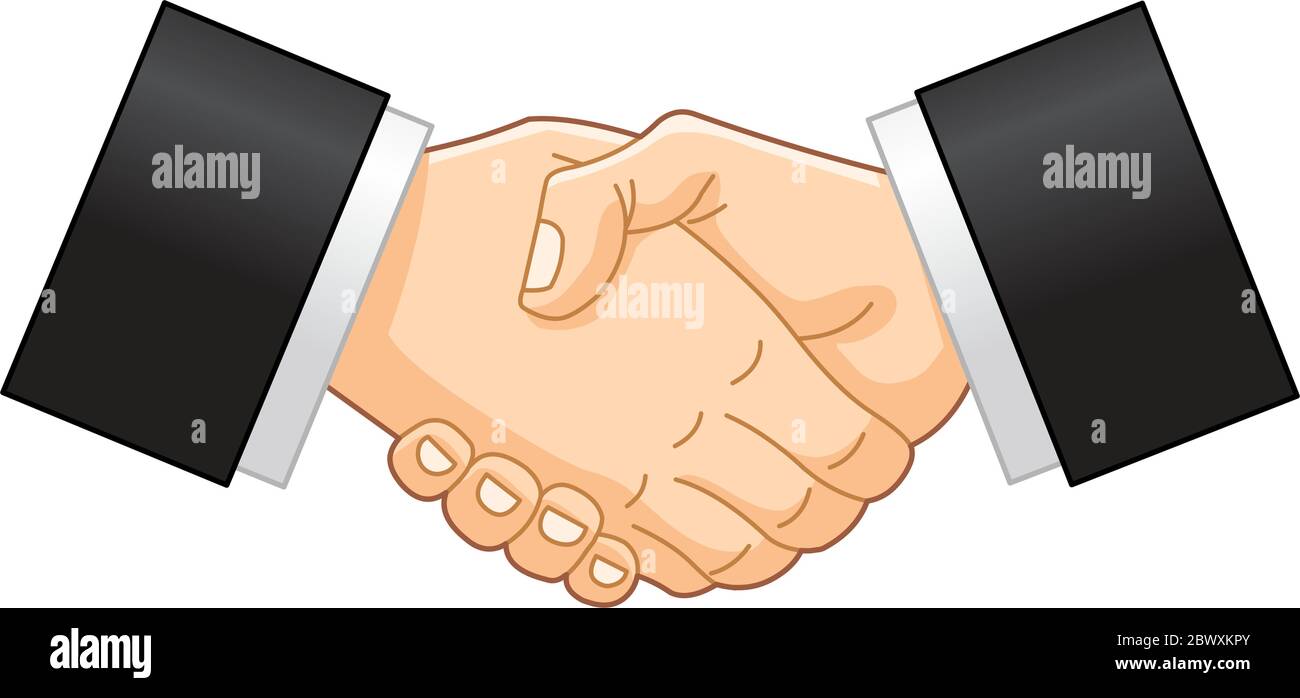 Business team partnership handshake Cut Out Stock Images & Pictures - Alamy