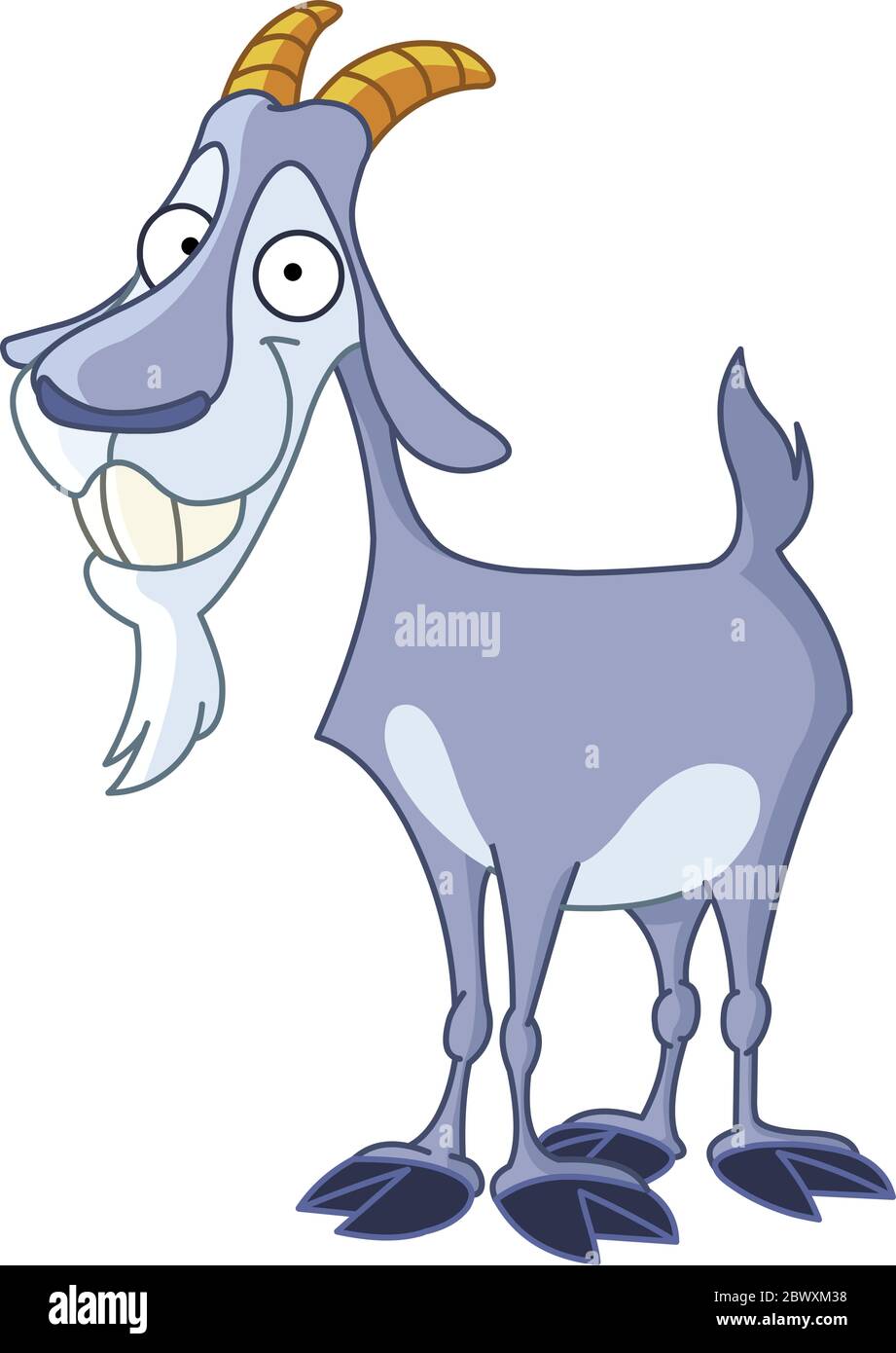 Portrait goat farm Stock Vector Images - Alamy