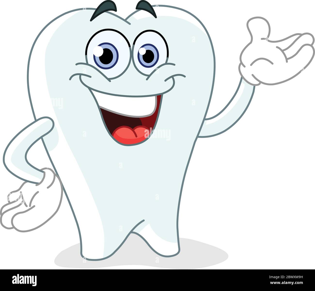 Pointing to tooth Cut Out Stock Images & Pictures - Alamy