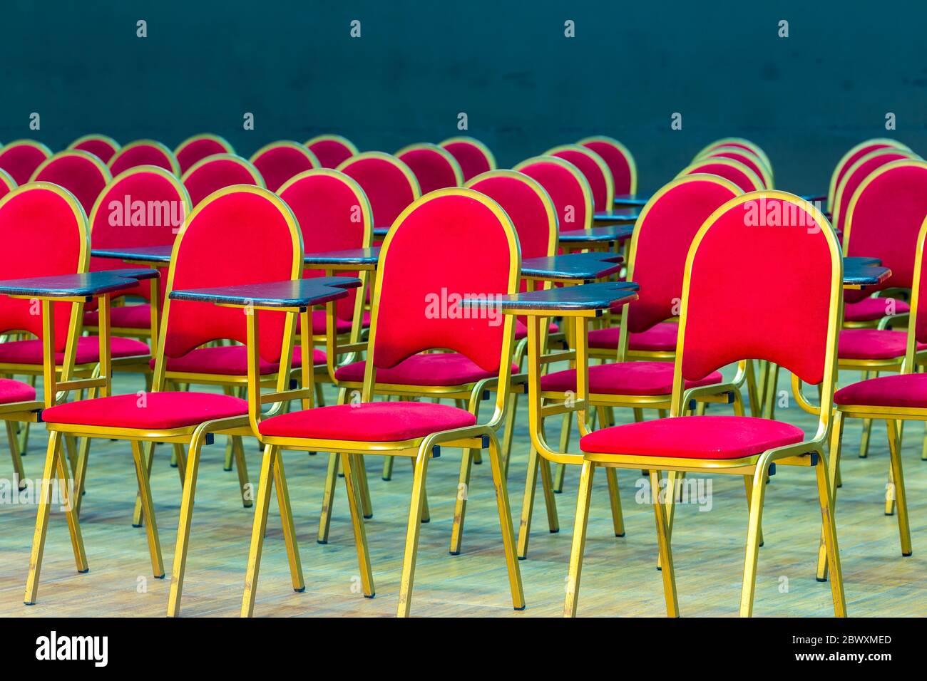 Presentation chairs up close hi-res stock photography and images - Alamy
