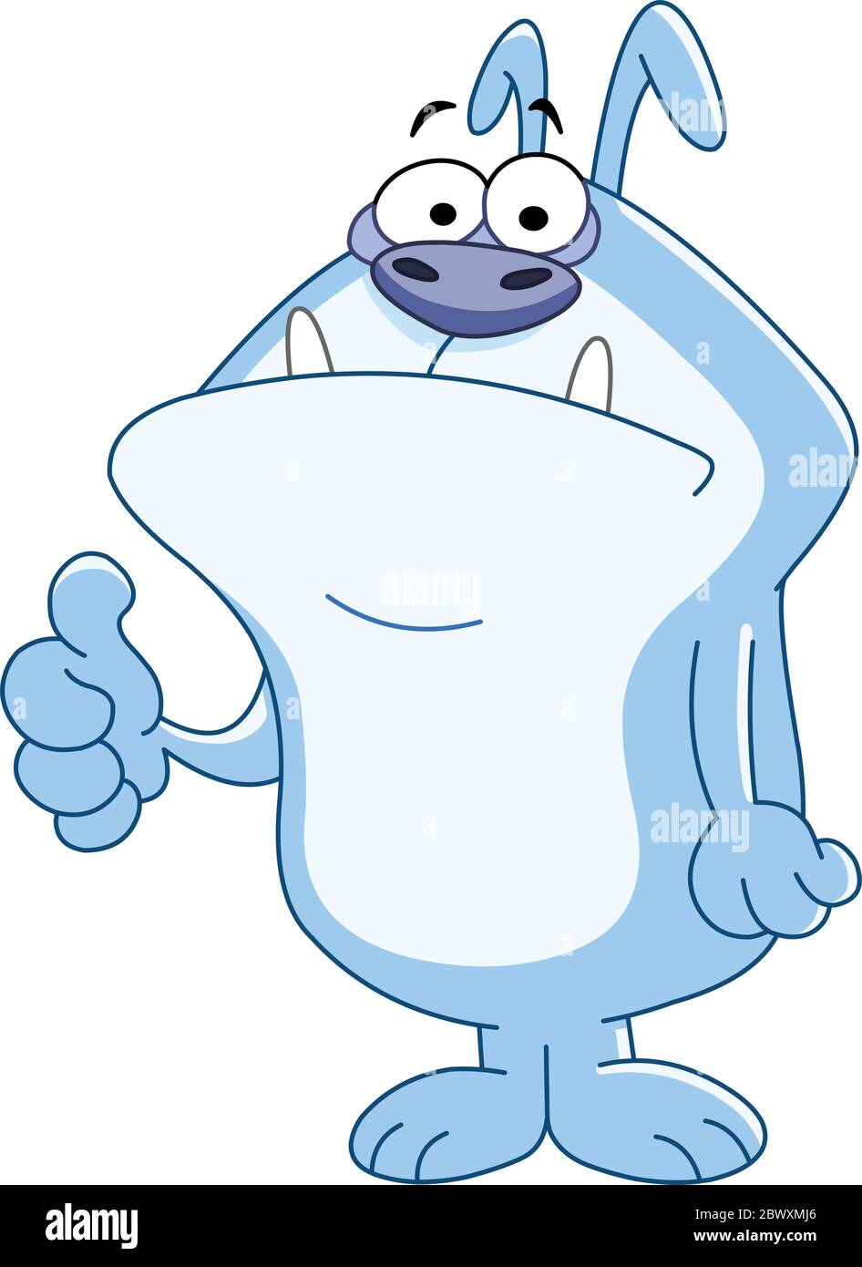 Cute dog cartoon hand Cut Out Stock Images & Pictures - Alamy