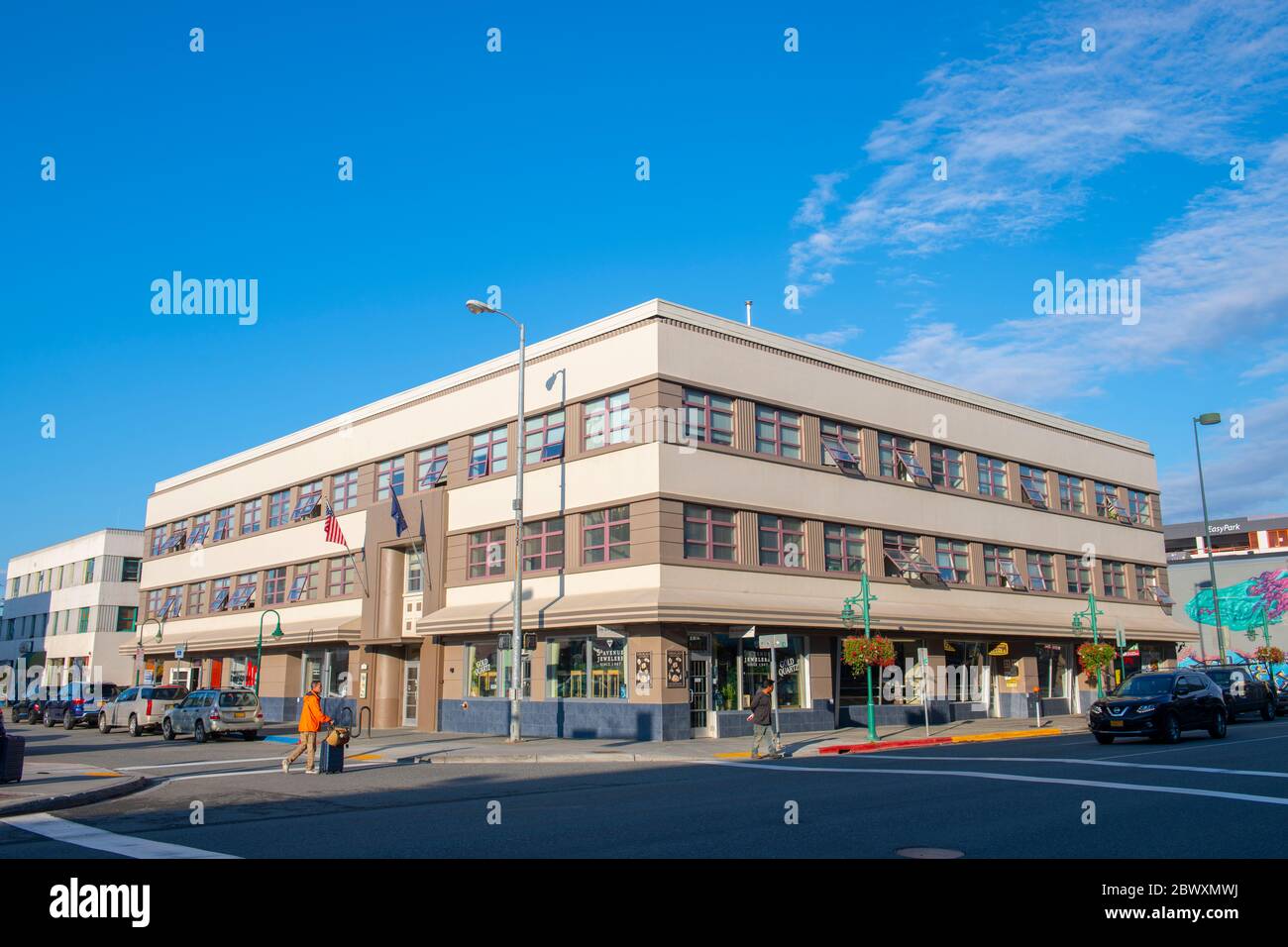 Historic anchorage hotel hi-res stock photography and images - Alamy